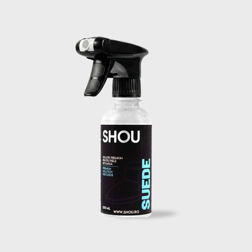 SHOU Suede - Solutie Premium Curatare Piele Intoarsa 200ml – SHOU.RO